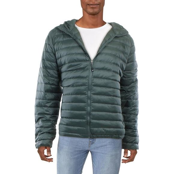 Weatherproof | Jackets & Coats | Weatherproof Mens Green Down Quilted ...